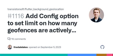 Add Config Option To Set Limit On How Many Geofences Are Actively