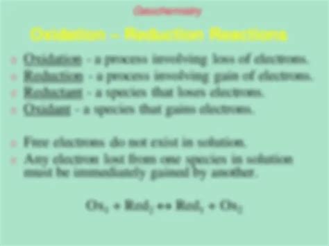 Eh Ph Diagram Describtion In Geochemistry Summaries Geology Docsity