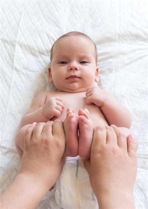 Traditional Touch For Infant S Colic Concept Of Constipation Relief