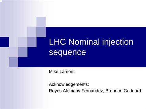 pdf lhc nominal injection sequence cernlhccwg web cern ch lhccwg