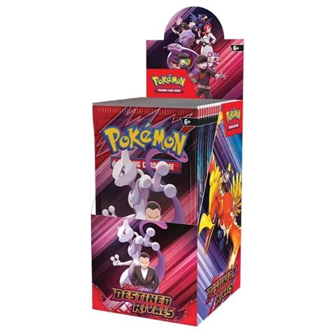 Pokémon Destined Rivals Half Booster Box 18 Packs