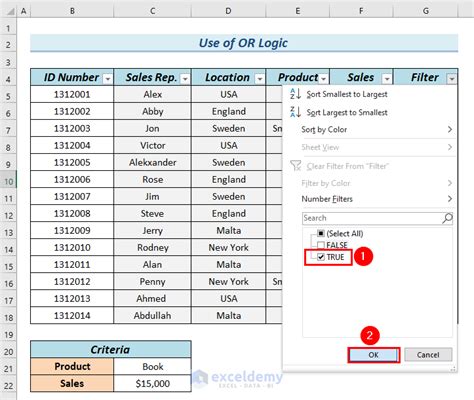 How To Filter Multiple Columns Simultaneously In Excel 4 Methods