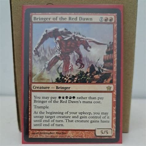 Mtg Bringer Of The Red Dawn Fifth Dawn Shopee Philippines