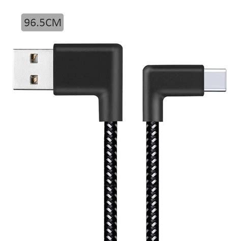 Dual Degree Knitting Lighting Type C Charging Cable For Samsung Galaxy C Pro In Mobile Phone