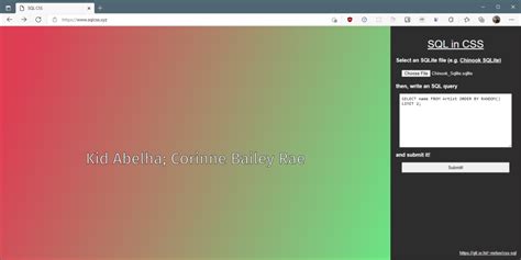 Connect To A Database From CSS Bram Us