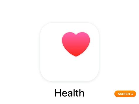 Apple Health App Icon Ios 13 V2 Health App App Icon Health Apps
