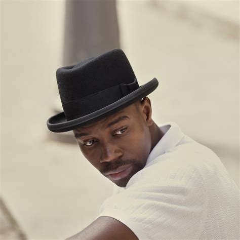 Black Wool Felt Homburg Hat Pork Pie Style Etsy