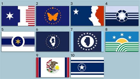 Illinois Reveals 10 Finalists For New State Flag Axios Chicago