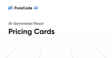 Build Great React Pricing Cards Components Faster Using Ai Tools