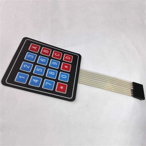 4 4 Matrix Key Board Module 16 Key Switch Keypad Panel Extension Keyboard For Singlechip Or PLC