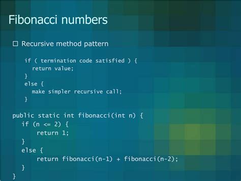 ppt understanding recursive definitions methods and fibonacci numbers