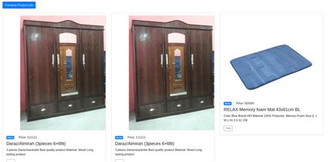 Furniture Website Using Html5 Css Javascript Php And Mysql Programming Online Help