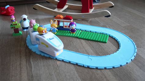 뽀로로 신나는 블럭놀이 움직이는 기차and비행기 Youtube
