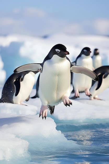 Premium Ai Image Adelie Penguin