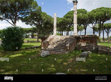 Ancient Archeologic Europa Italy Latium Lazio Ostia Antica