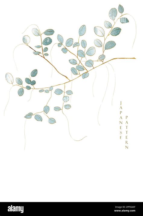 Japanese Wave Pattern With Art Natural Banner Abstract Background With Watercolor Texture