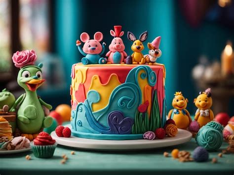 Premium Ai Image Cake Desing