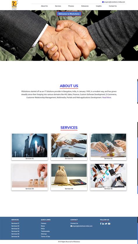 Rsolutions Design Studio Website Template Templates