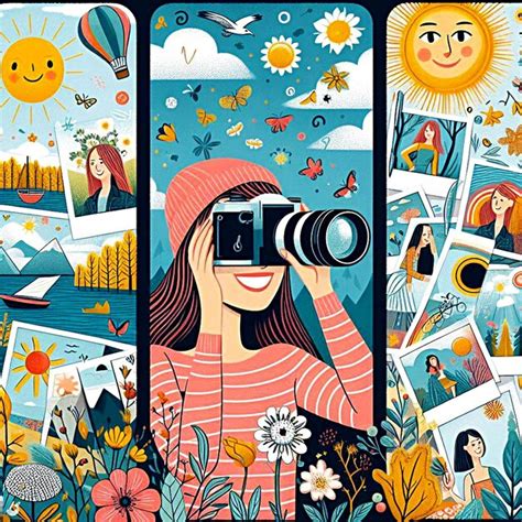 Premium Photo Fun Collage Seasons With Different Elements