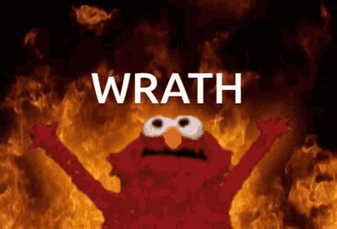 Elmo Wrath  Elmo Wrath Fire Discover And Share S