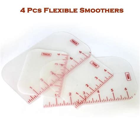 4 Pcs Flexible Smoother With Level Indication Darazpk
