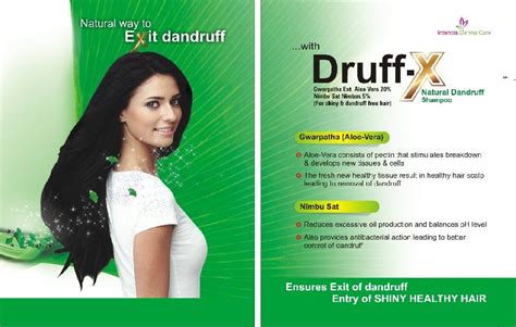 100ml Druff X Natural Dandruff Shampoo Gender Unisex Form Liquid