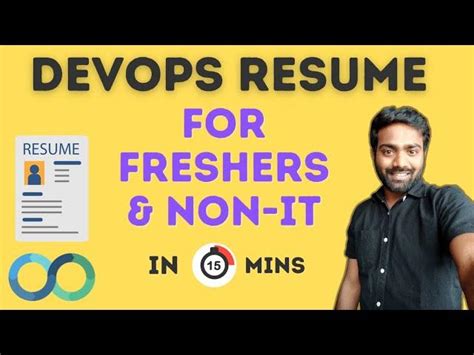 Devops Resume For Freshers And Non It Background In 15 Mins Abhishek