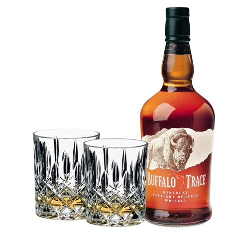 Buffalo Trace And Riedel Bourbon Glasses T Set