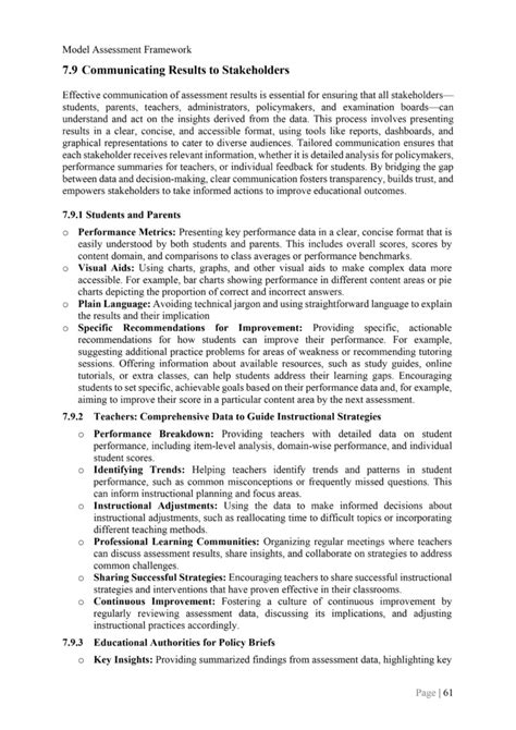Model Assessment Framework Inter Boards Coordination Commission Ibcc Model Assessment Framework Inter Boards Coordination Commission Ibcc