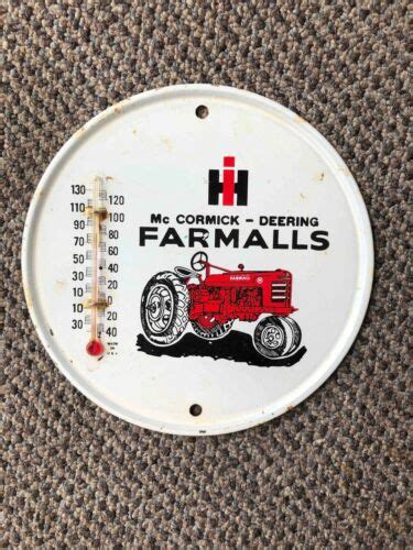 Vintage International Harvester Ih Farmalls Tractors Metal Ad