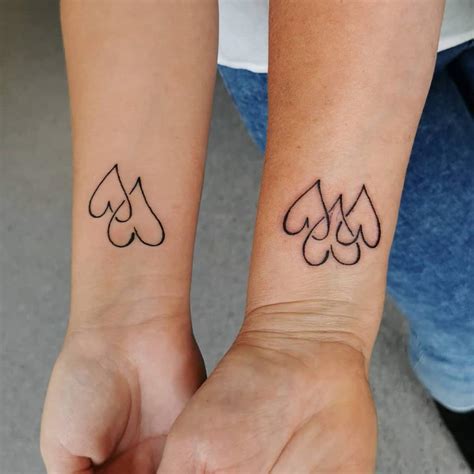 Wrist Heart Tattoos Designs