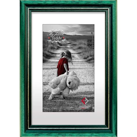 Frames Factory Holz Bilderrahmen Blues 297x42 Cm A3 Grün Frame Factory Wall Art Blue