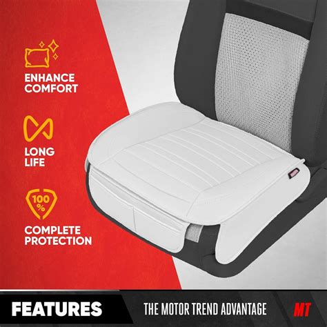 Motor Trend Seat Covers For Cars Trucks Suv Faux Leather 2 Pack Blue