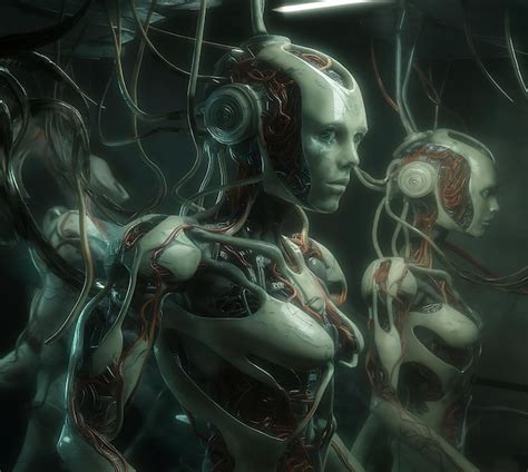 3d Rendering Of Biorobots Concept Premium Ai Generated Image