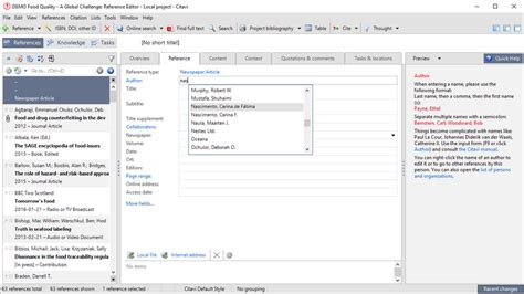 Citavi In Detail Adding References Adding References Manually