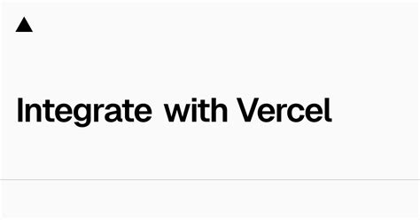 How To Create A Vercel Oauth Integration For Account Authentication Discussions Vercel