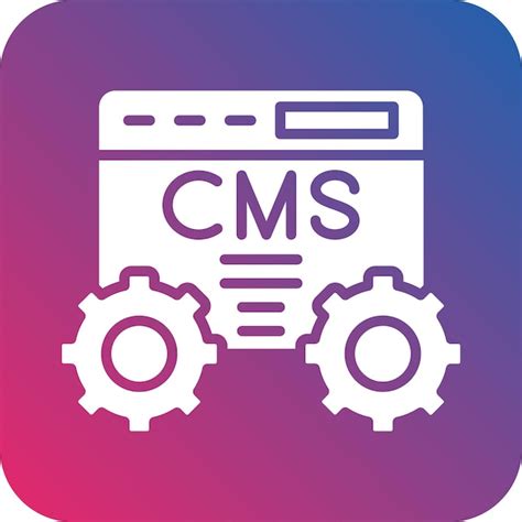 Premium Vector Cms Icon Style