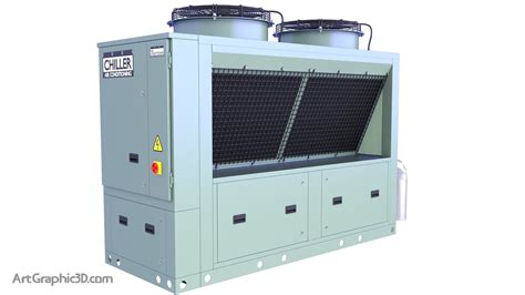 Air Cooled Chiller 3d Model Download