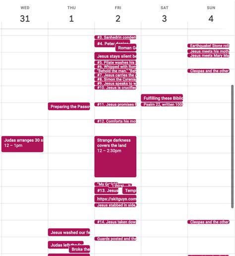 Easter Passion In Real Time