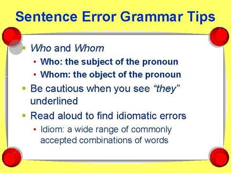 SAT Writing Section GRAMMAR IDENTIFYING SENTENCE ERRORS Writing