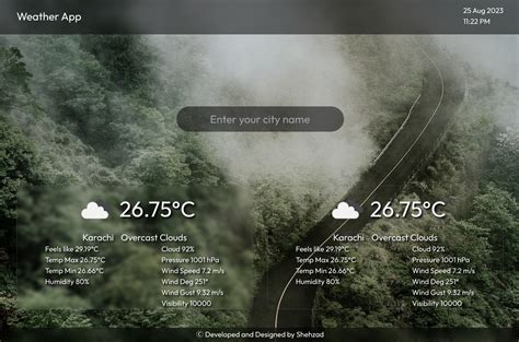 GitHub Shehza D Weather A Live Weather App Using React And API Incomplete