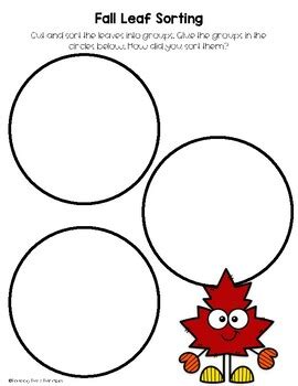 Fall Sorting FREEBIE By Perfectly Pre K Printables TPT