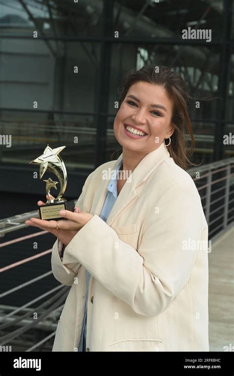 31 July 2023 North Rhine Westphalia Cologne Actress Sharon Berlinghoff Poses At The Fan