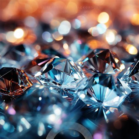 Premium Psd Colored Beams From A Crystal Cube