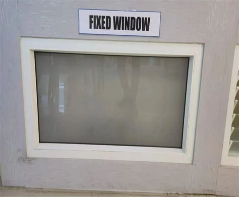Rectangular Upvc Glass Fixed Window At ₹ 450sq Ft Upvc Window In
