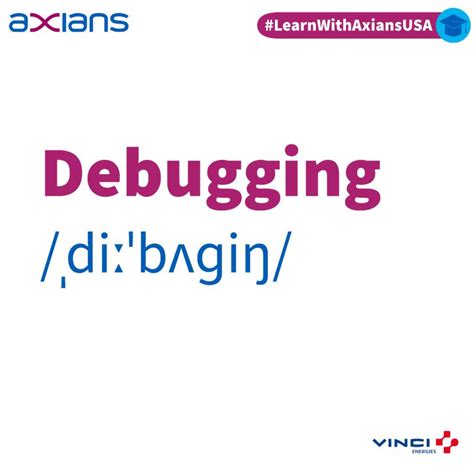 Axians Usa On Linkedin Learnwithaxians Debugging Learnwithaxians