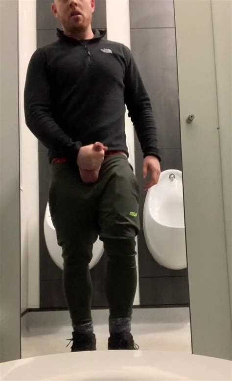 Jerk Off In Public Restroom ThisVid