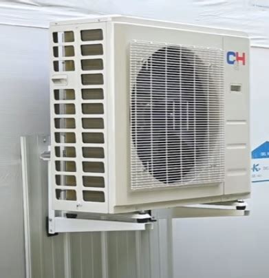 Mini Split Install Outside Location Ground Vs Wall Mount Howto Hvac