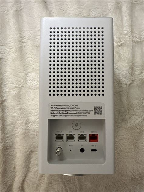 Verizon Cr A Mbps Port Wireless Router White Ebay