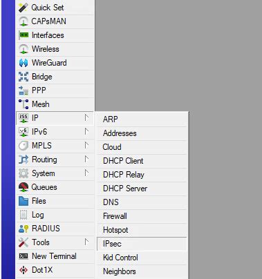 How To Configure IPsec VPN Between MikroTik Router Step By Step